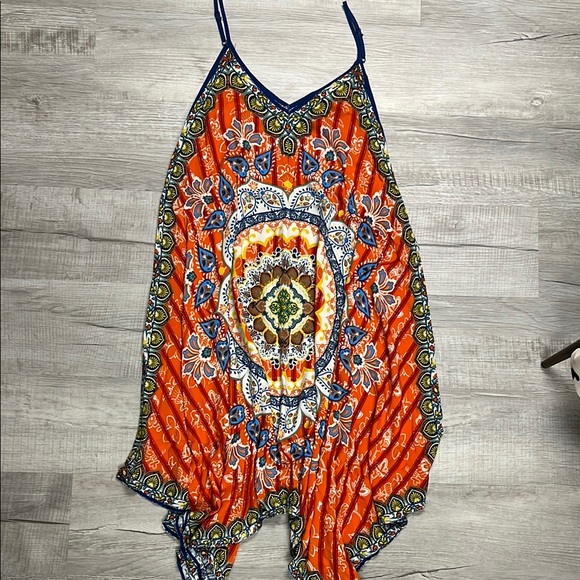 Jealous Tomato | Dresses | Jealous Tomato Asymmetrical Vibrant Orange ...